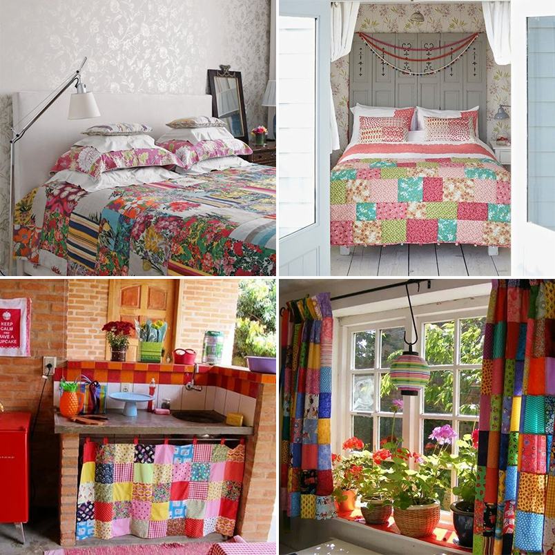 Como usar patchwork na decoração - Casinha Arrumada
