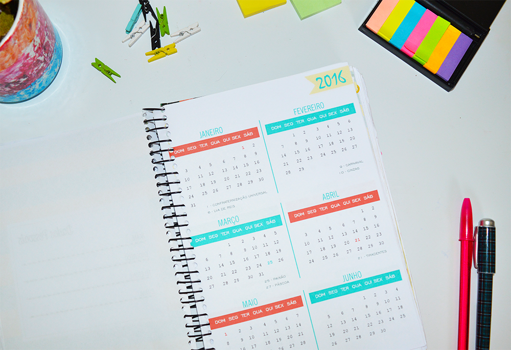 Planner 2016 para download - Inara Souza - Casinha Arrumada