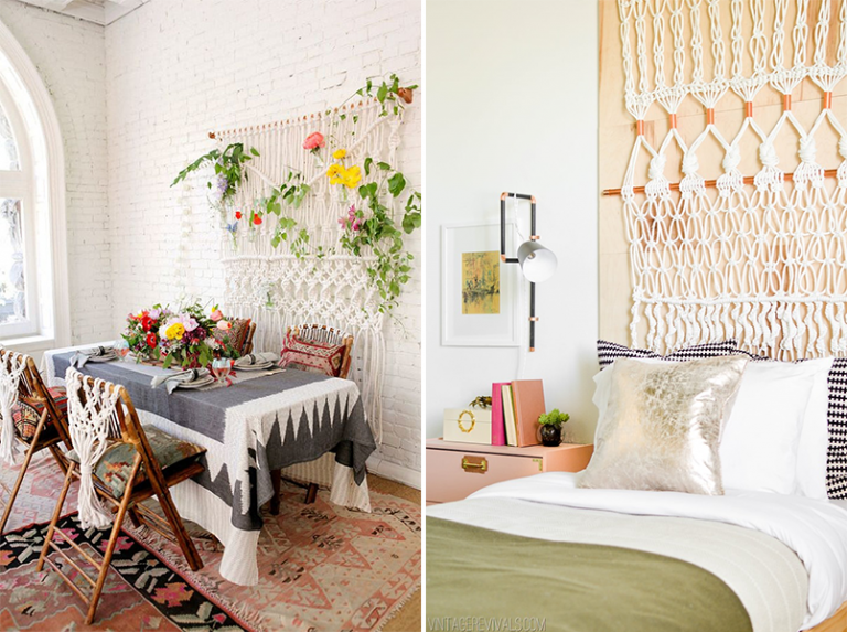 Macramê na Decoração: o que é e ideias para usar na sua casa - Casinha ...