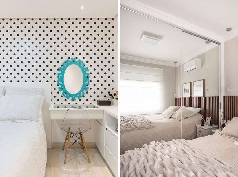 Como decorar um quarto pequeno + 20 quartos pequenos para você se ...