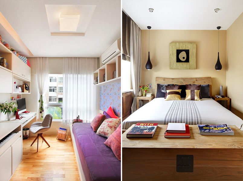 Como decorar um quarto pequeno + 20 quartos pequenos para você se ...