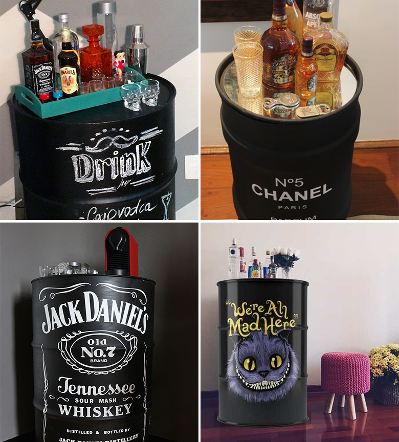 3 maneiras criativas de usar tambor na decoração - Casinha Arrumada