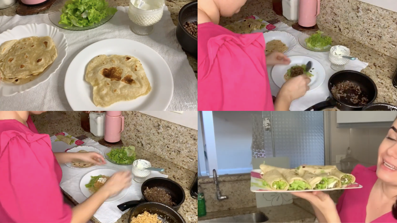 Burritos mexicanos - Como fazer burritos mexicanos passo a passo ...