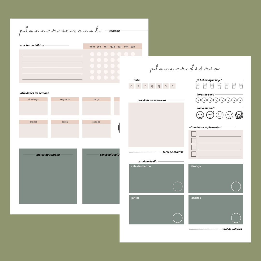 Planner Fitness | Casinha Arrumada